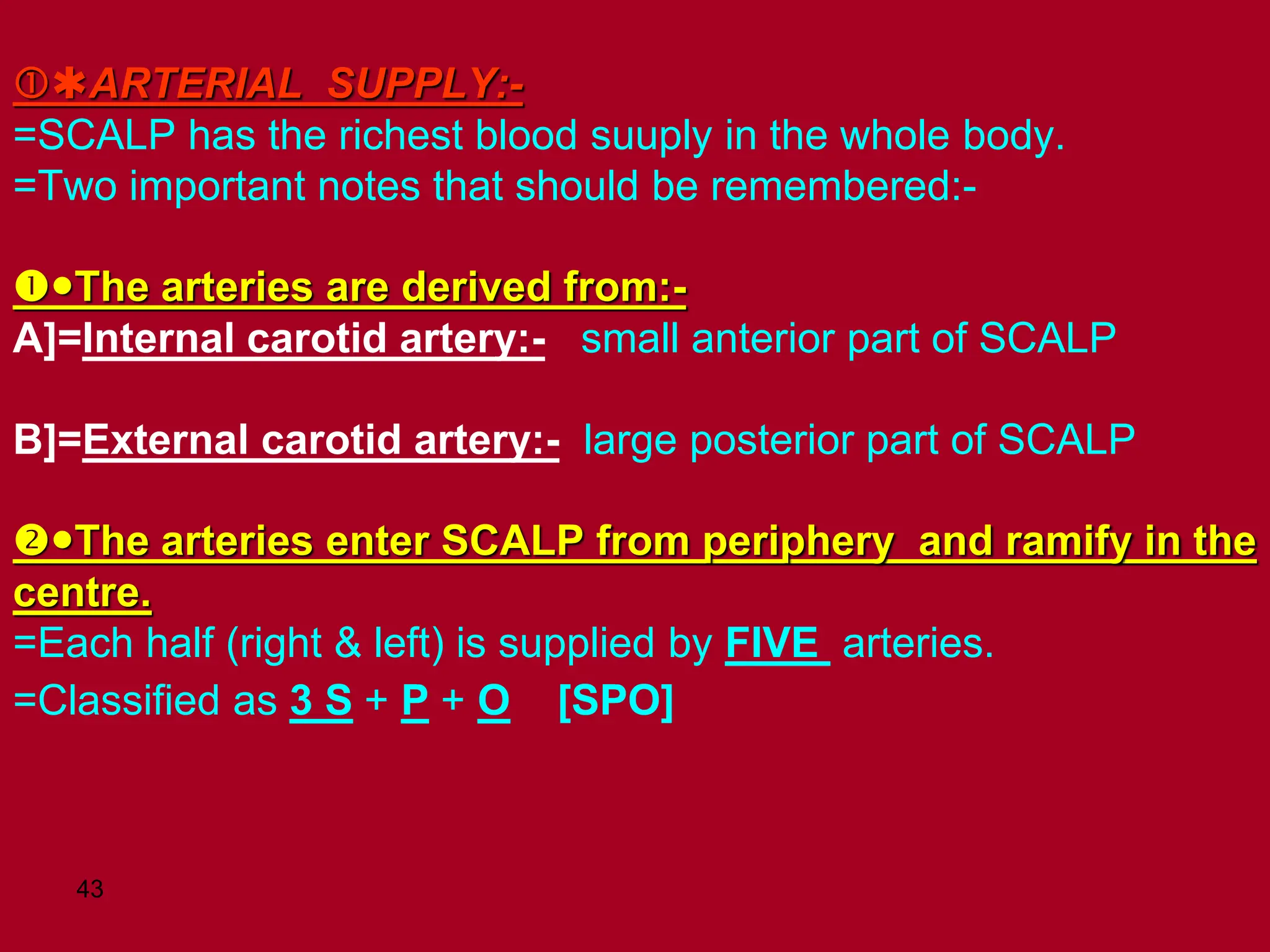 Anatomy of SCALP and its blood and nerve supply.ppt