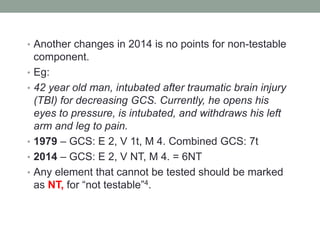 Scalp block and New GCS (GCS-P) | PPTX