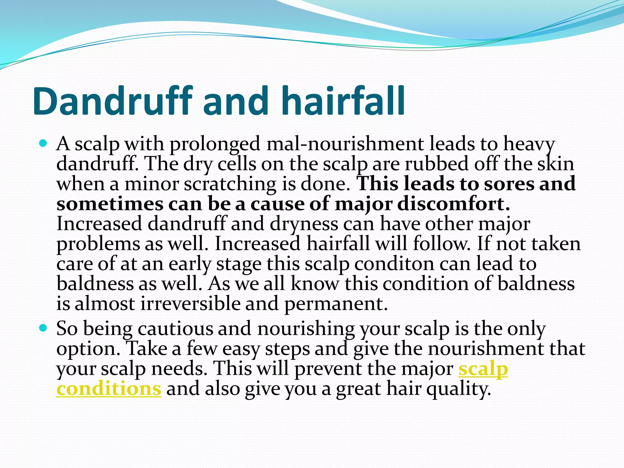 Scalp conditions | PPTX