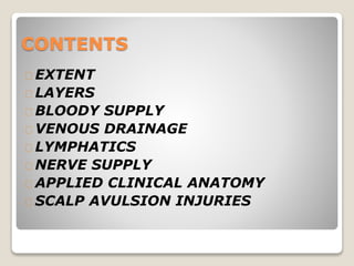 Anatomy of scalp | PPTX