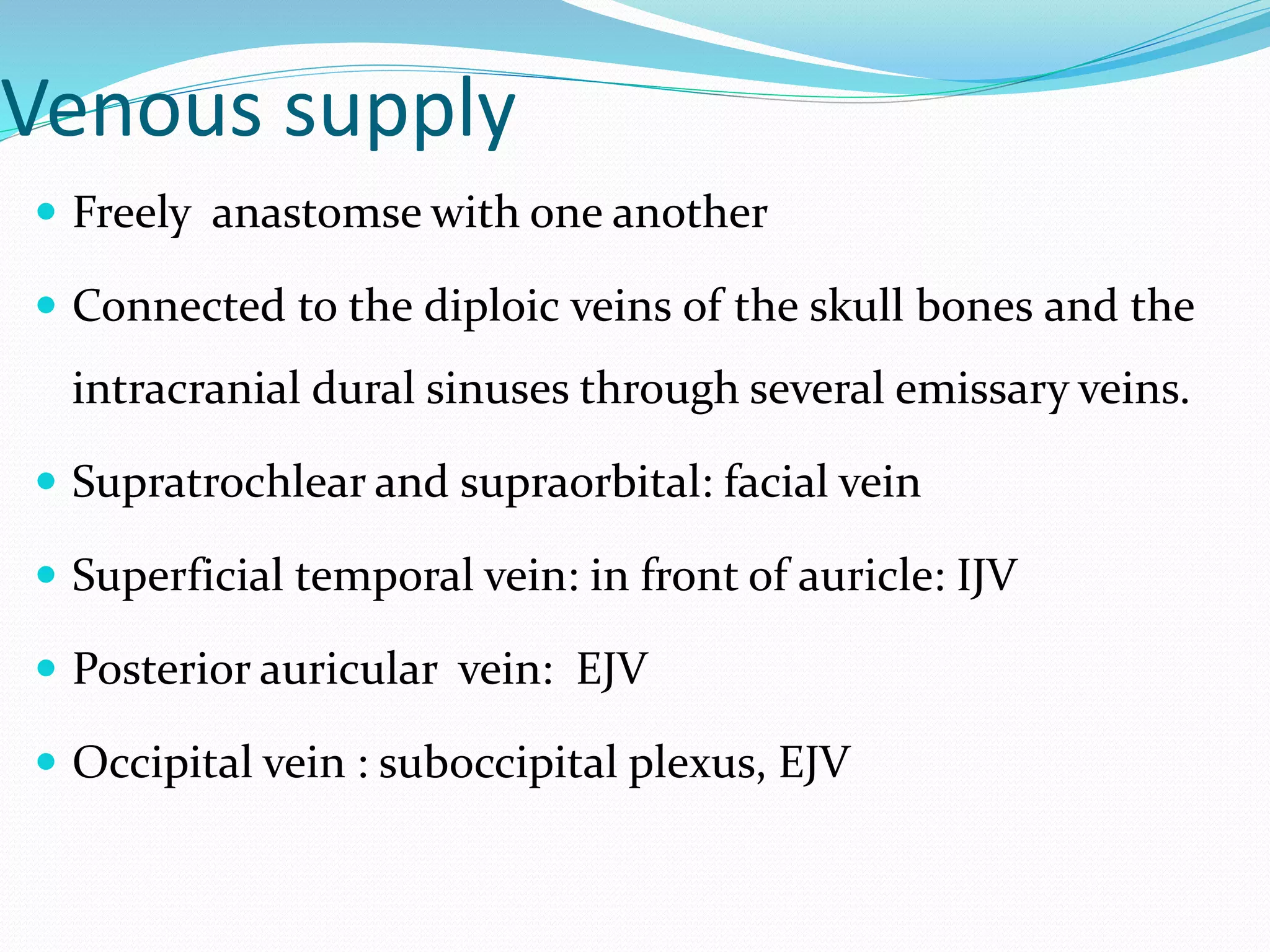 Scalp incision and blood supply | PPTX