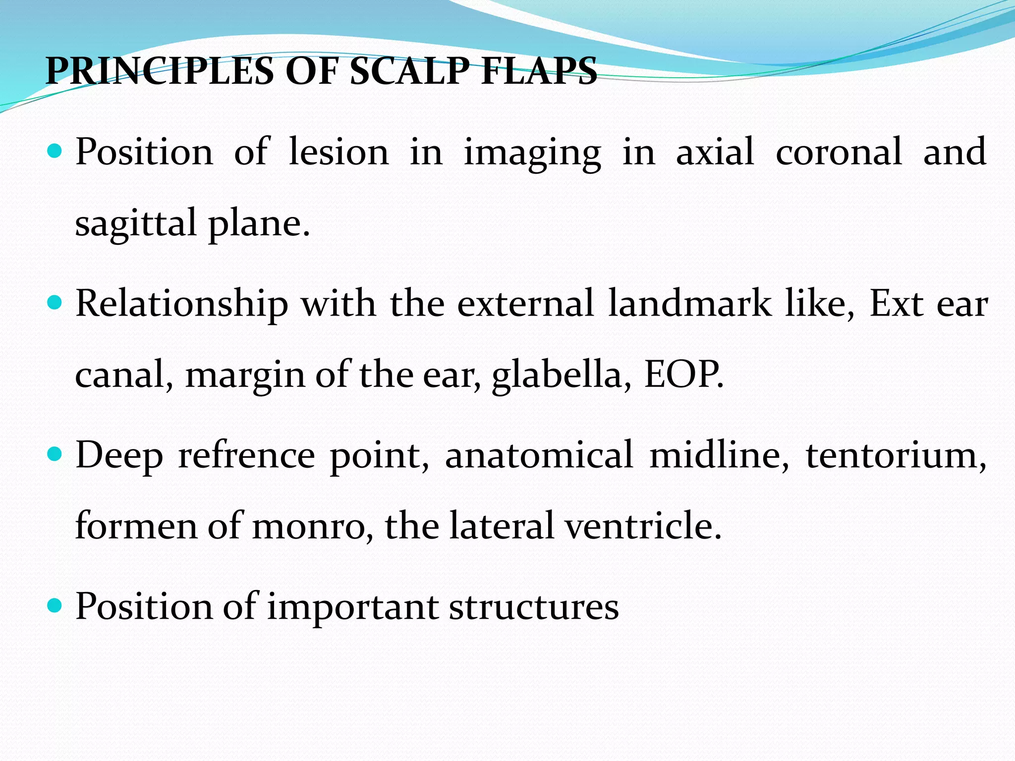Scalp incision and blood supply | PPTX