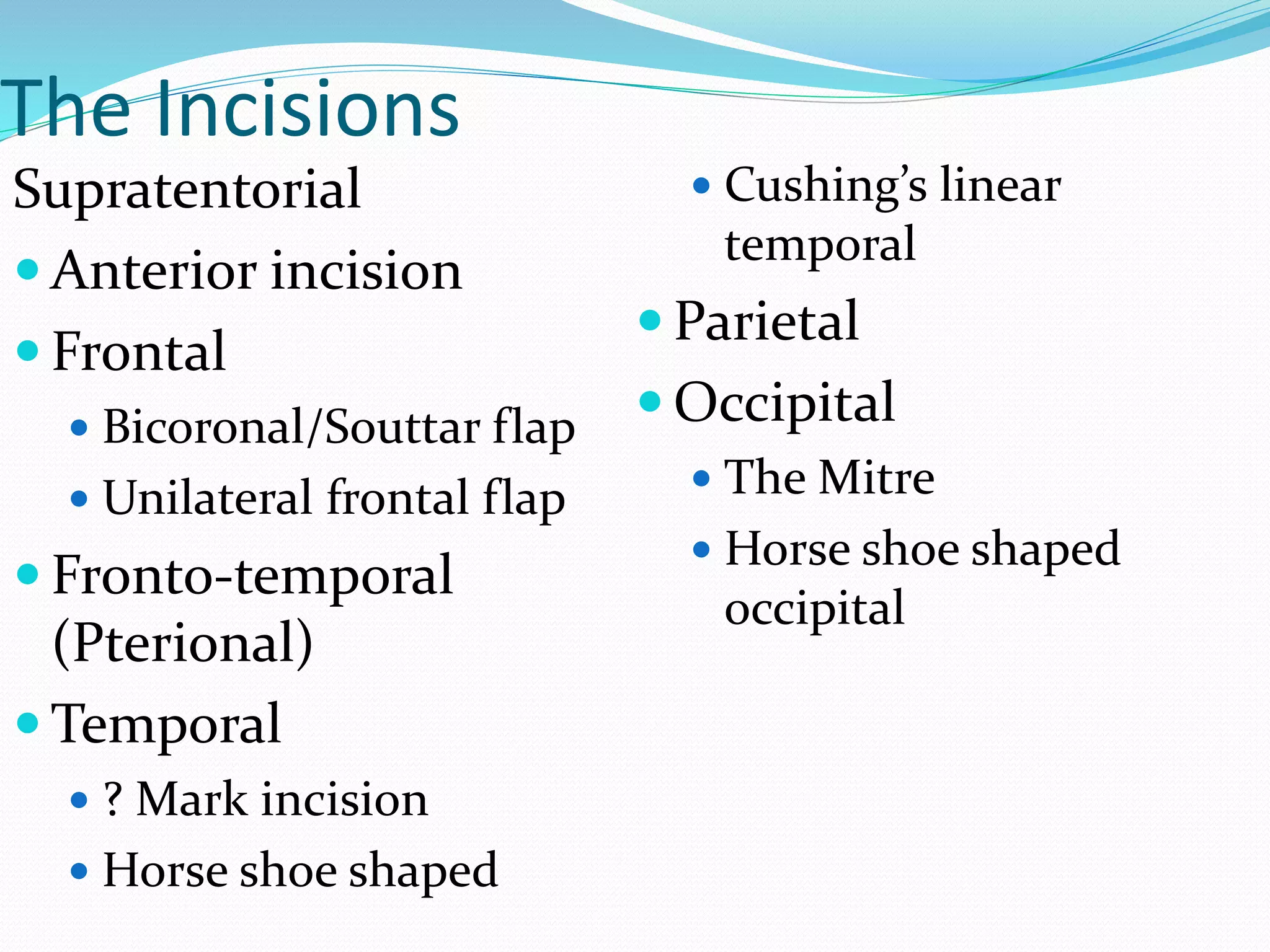 Scalp incision and blood supply | PPTX