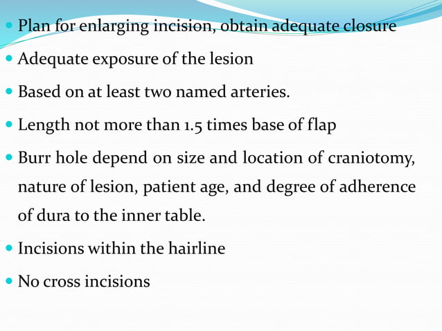Scalp incision and blood supply | PPTX