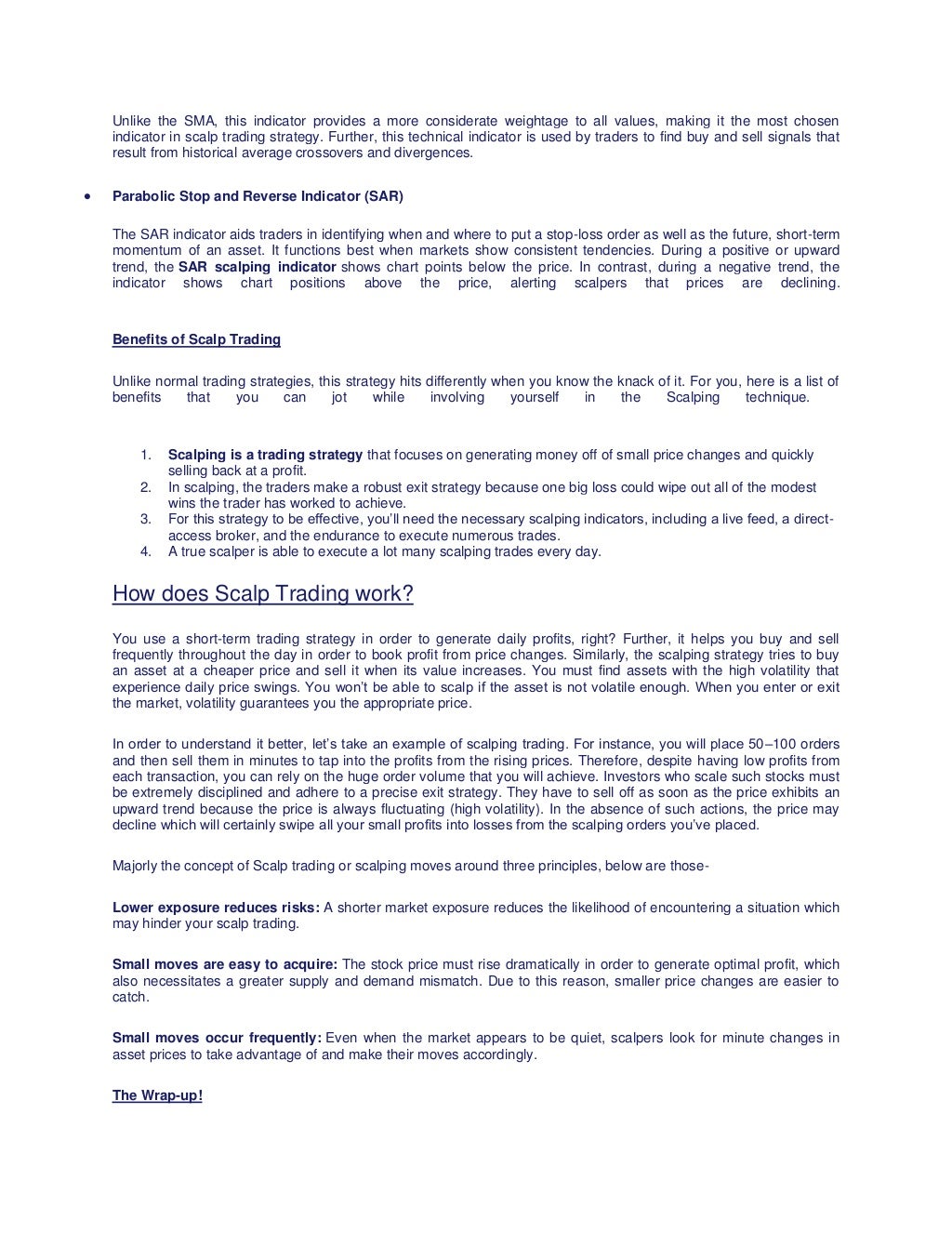 Scalping Trading | PDF