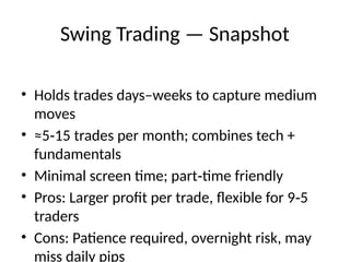 Scalping_vs_Swing_Core_Differences.at a glance pptx | PPTX