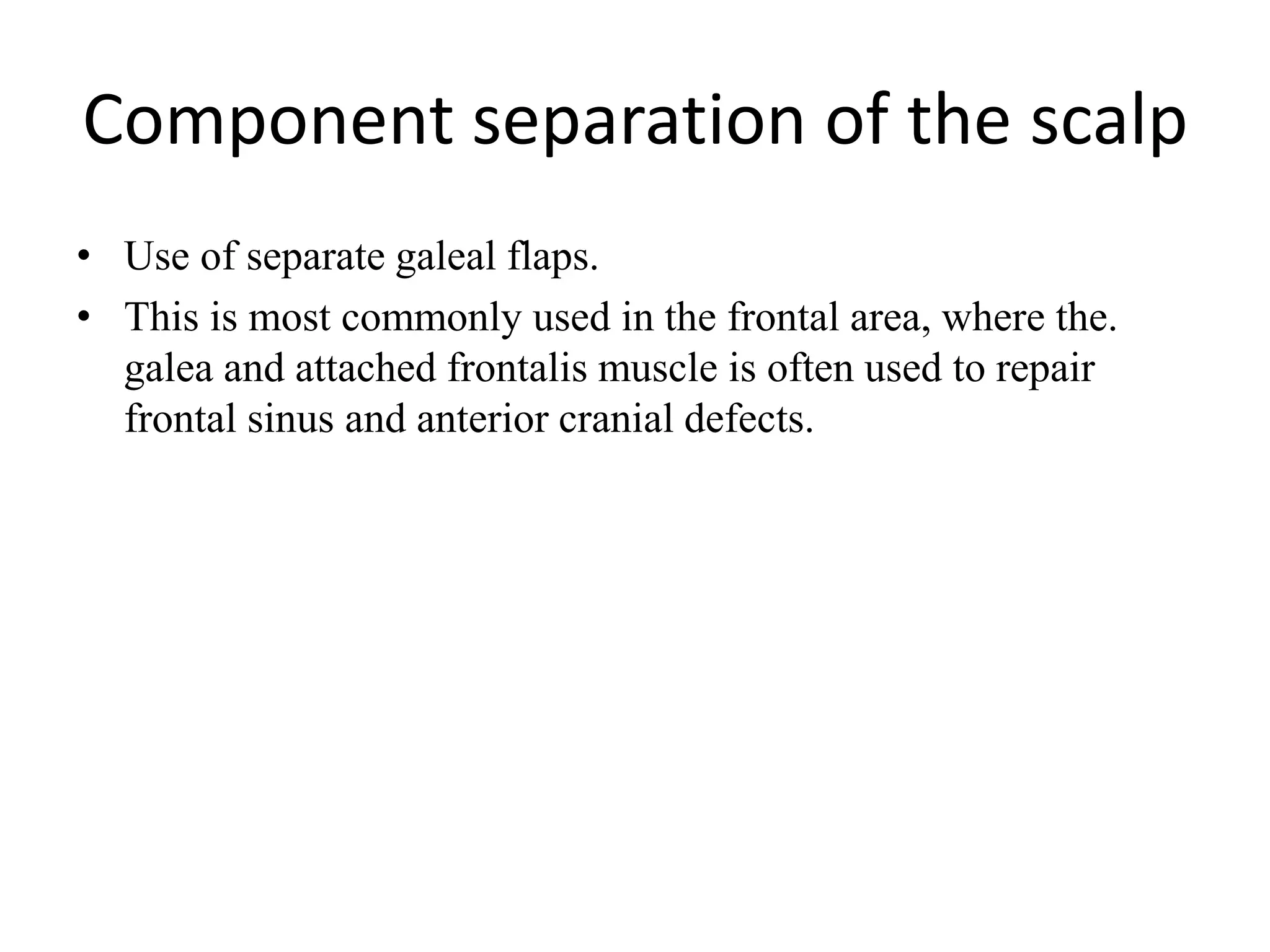 Scalp reconstruction | PPTX