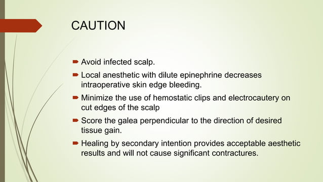 Ortichochea three flap scalp reconstruction by Dr Ali Mujtaba | PPTX