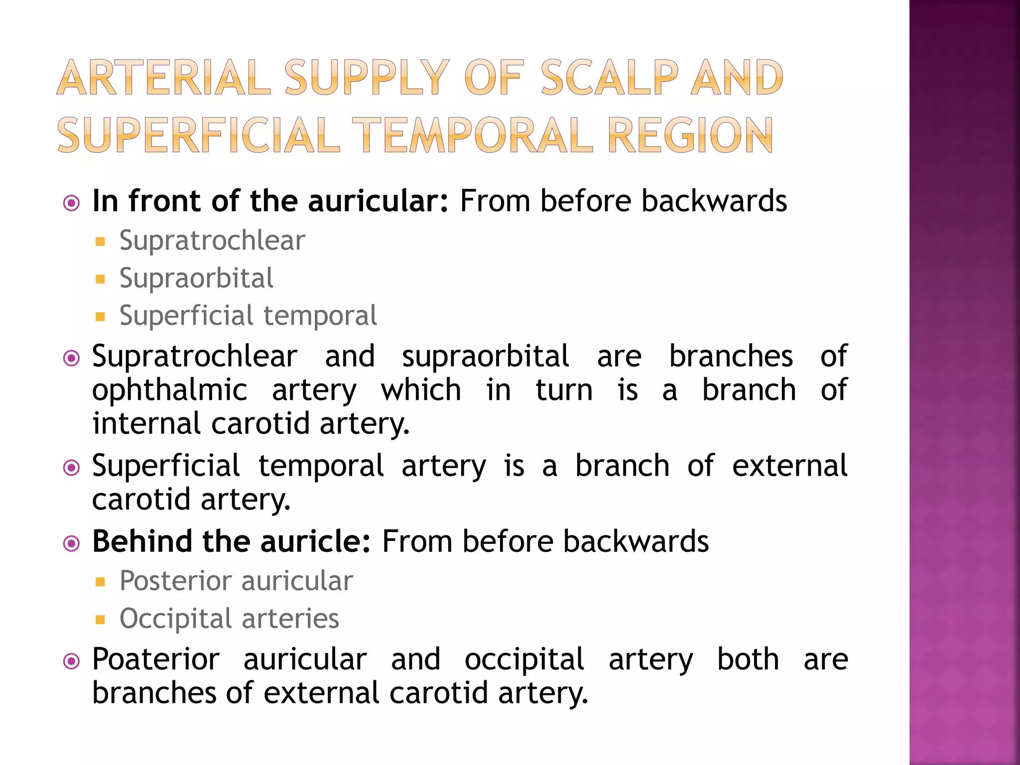 Scalp, temple and face | PDF