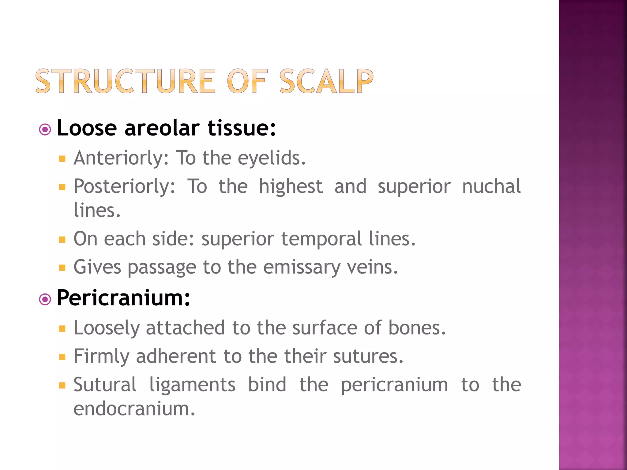 Scalp, temple and face | PDF