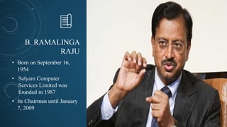 Satyam Scam presentation | PDF