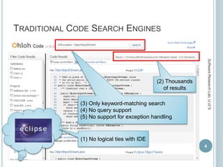 SurfExample- Recommendation of Exception Handling Code Examples | PPT