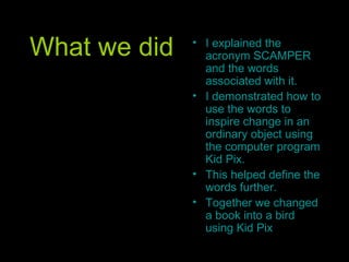 Scamper | PPT