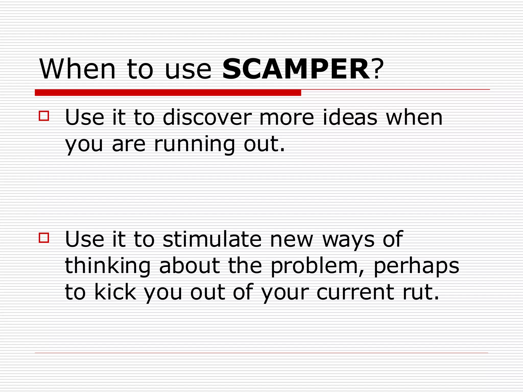 Scamper | PPT