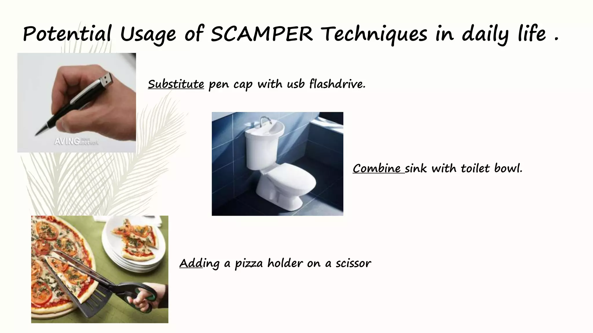 SCAMPER Technique of Creative Thinking | PPTX