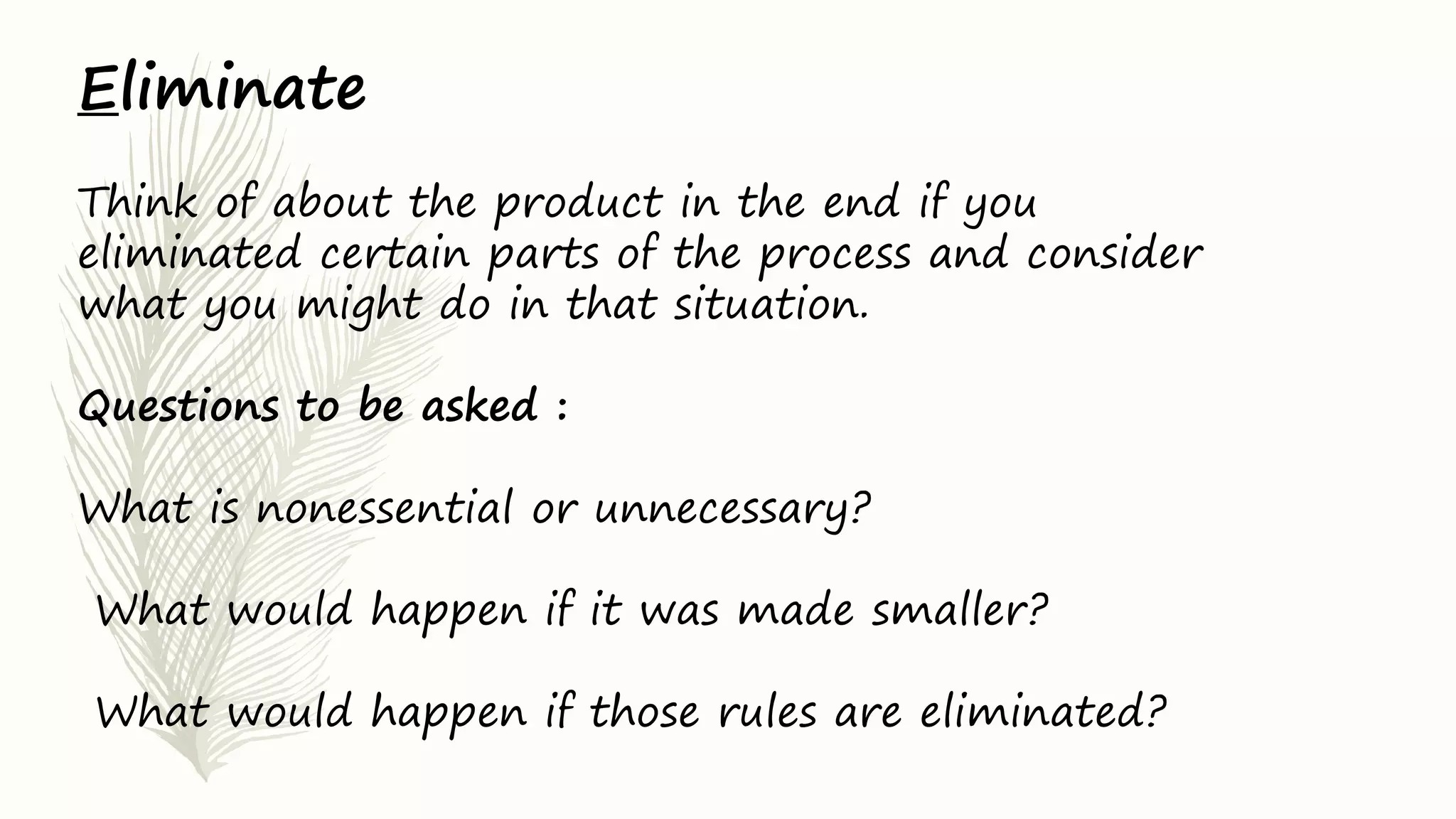 SCAMPER Technique of Creative Thinking | PPTX