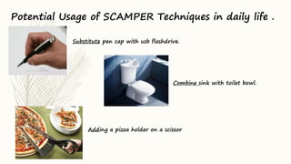 SCAMPER Technique of Creative Thinking | PPTX