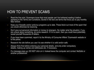 Scams | PPTX