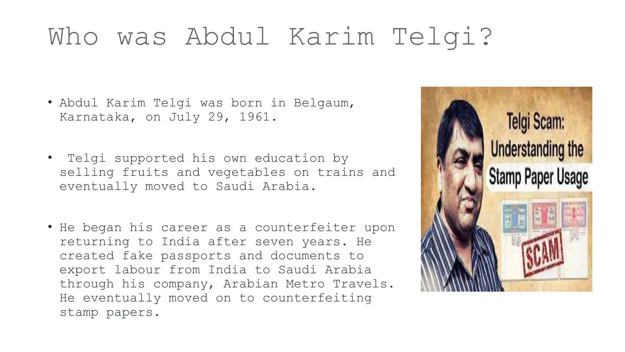 Scams and the historical scandals took place in India | PPTX