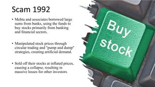 Scams and the historical scandals took place in India | PPTX