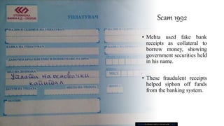 Scams and the historical scandals took place in India | PPTX