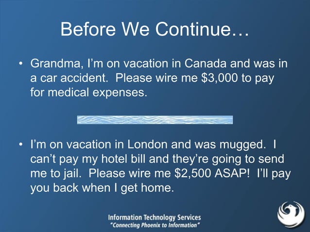 Scams and-fraud-presentation | PDF