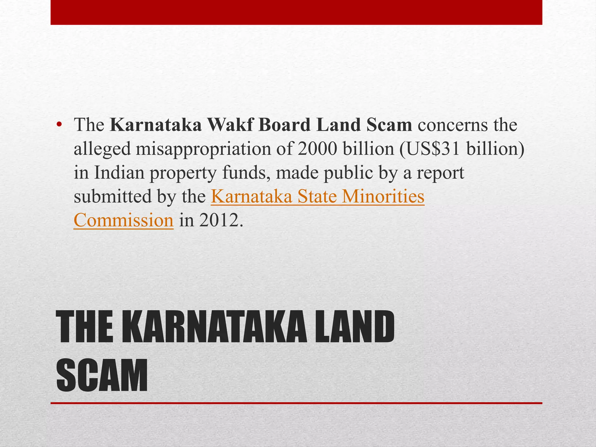 Scams in india 2012-2013 | PPT