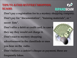 Scam types and its avoidance | PPT