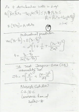 econometrics ma eco entrance delhi school economics ugc net ; STATICS ...