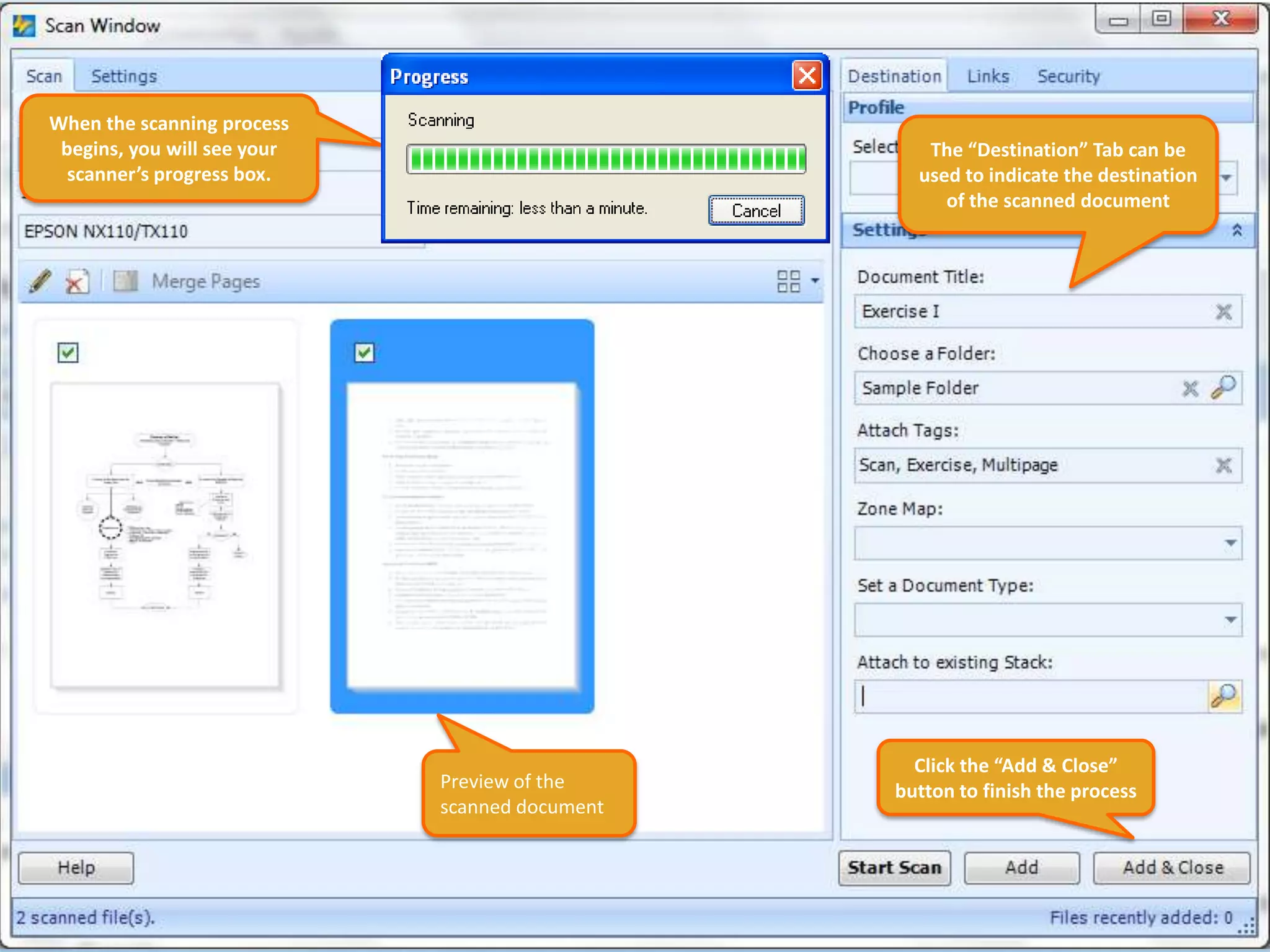 Scan multi-page documents using blankpage detection | PPSX | Computing | Technology & Computing
