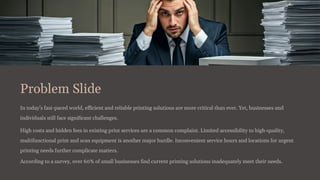 Scan Print Pitch Deck Template by viktor the pitchermann | PDF