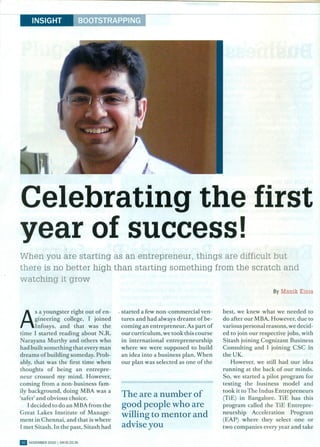 Celebrating first year of success! | PDF
