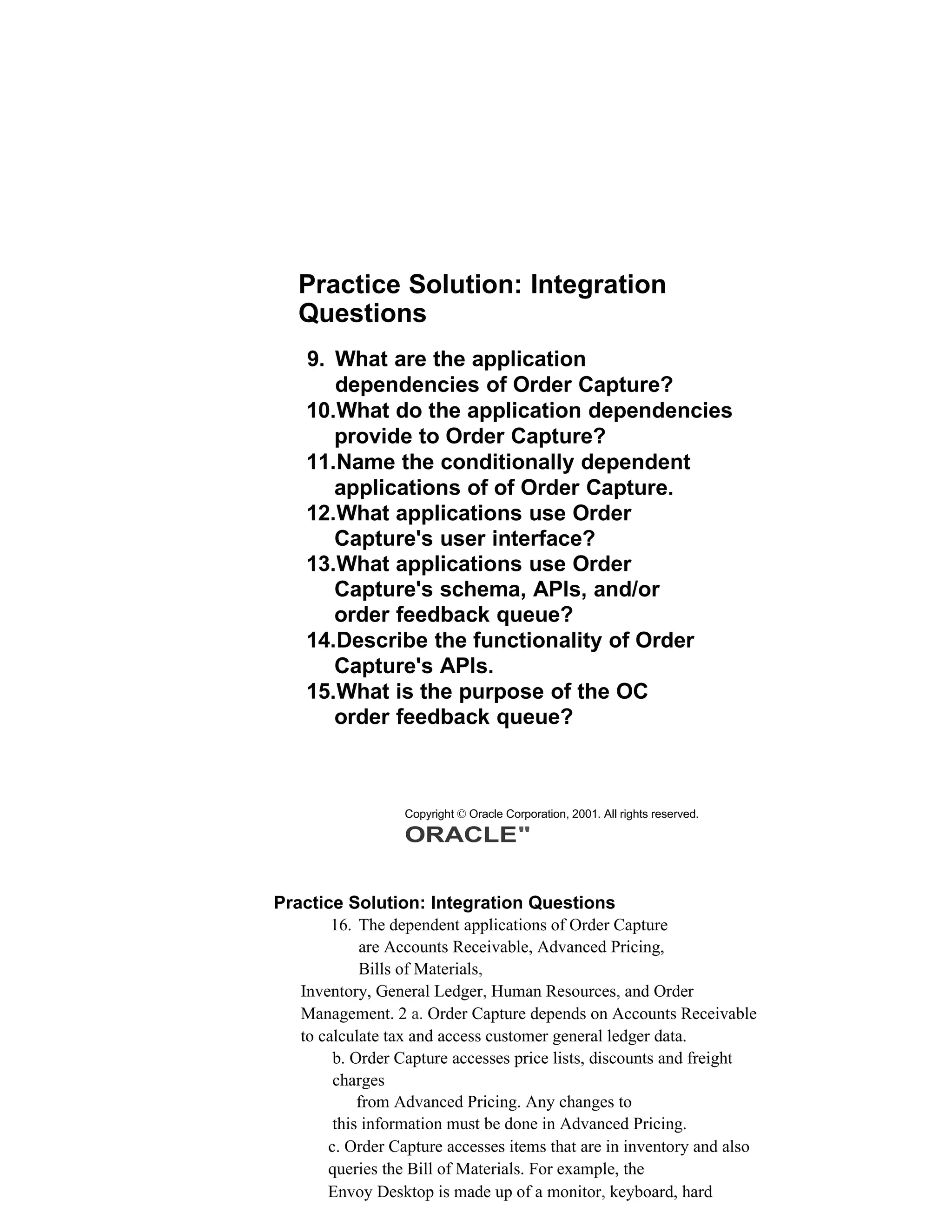 Order Capture Highlight | RTF