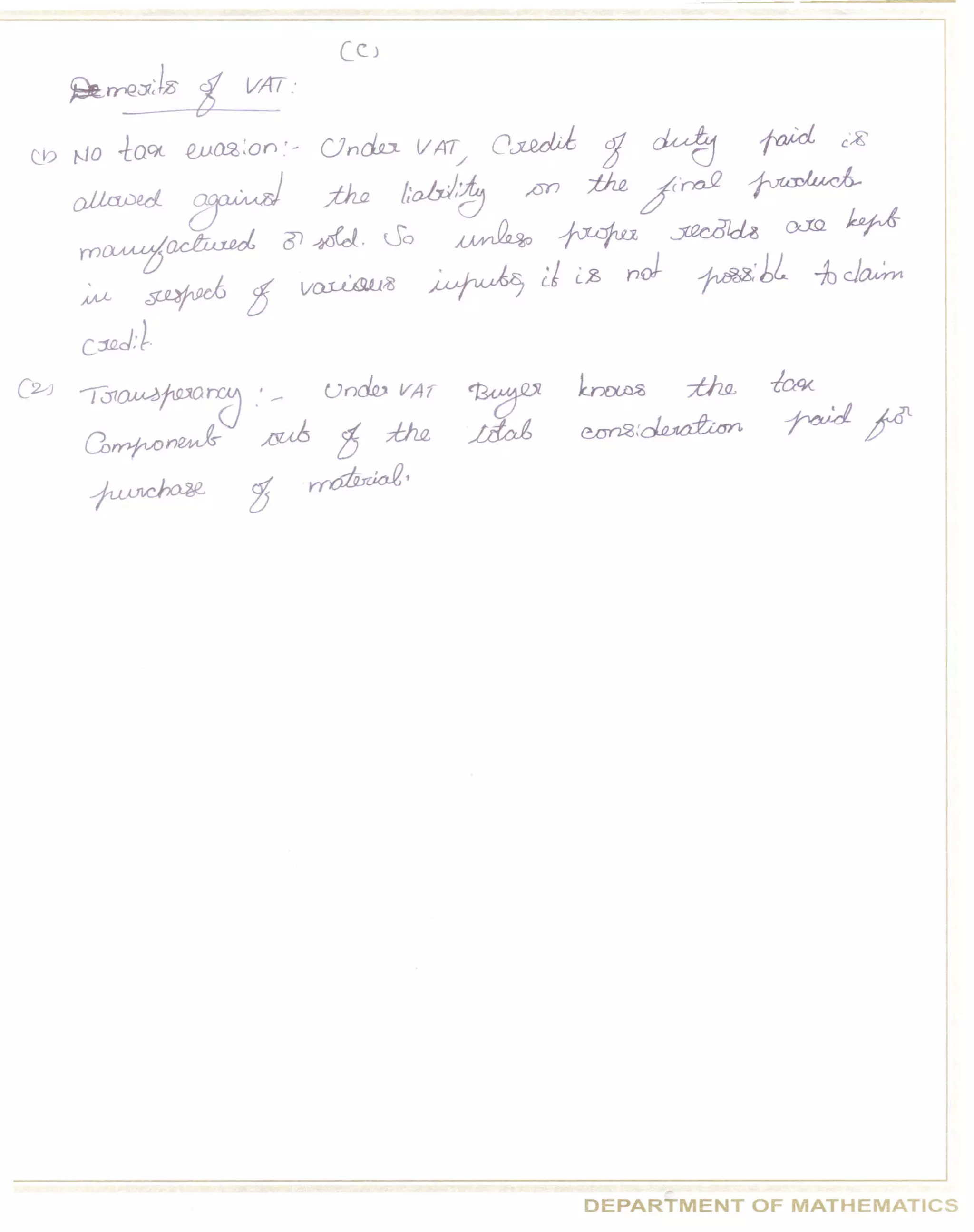 Sample Mock Test paper (Checked) | PDF