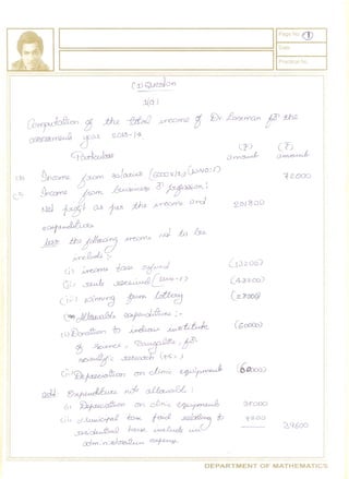 Sample Mock Test paper (Checked) | PDF