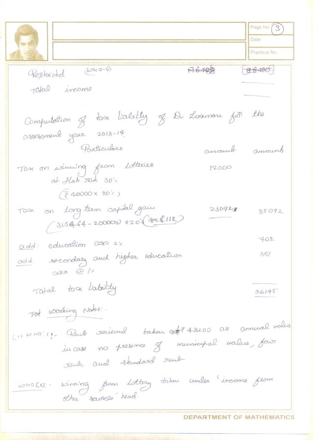 Sample Mock Test paper (Checked) | PDF