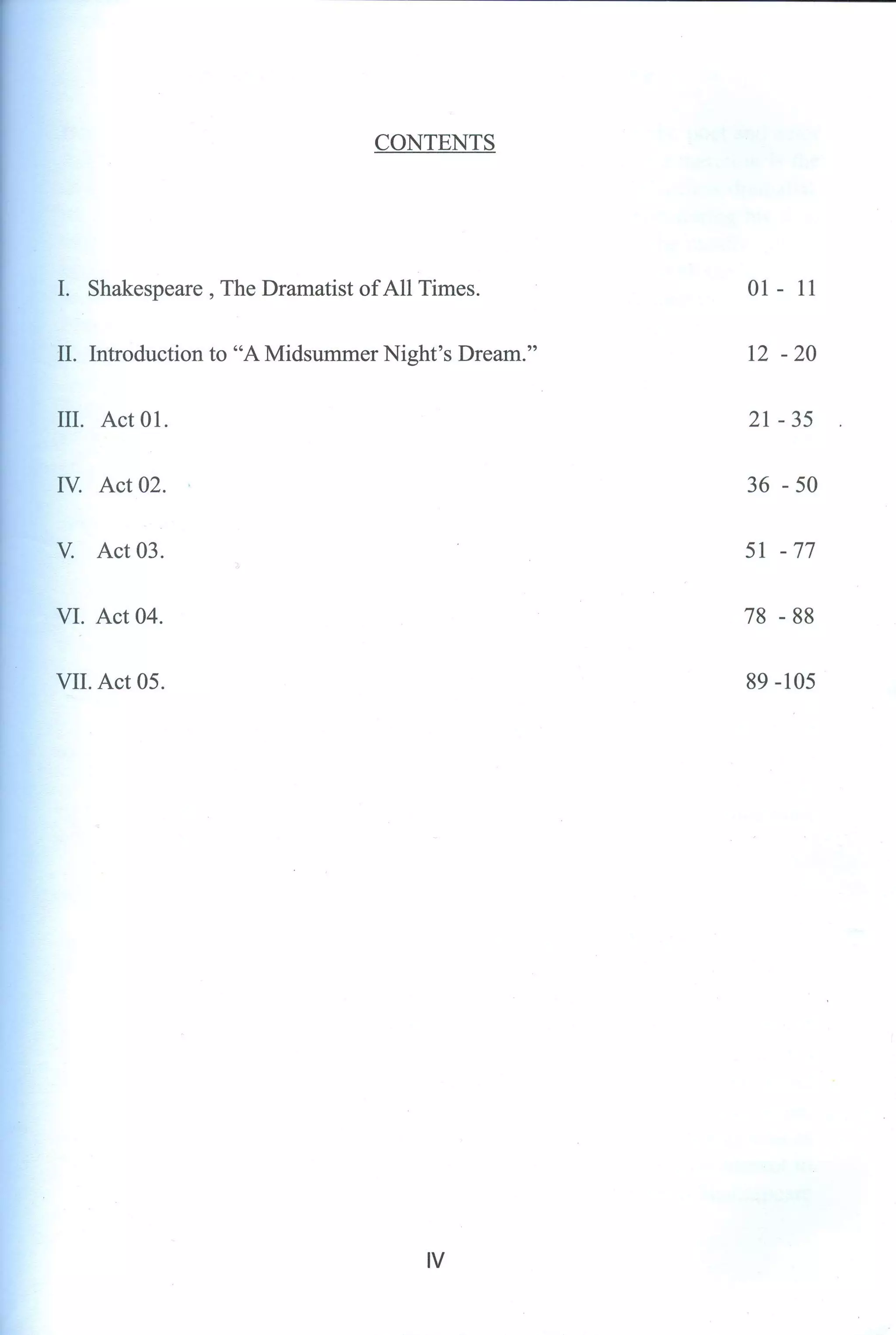 A Midsummer Night Dream.Introduction by Swarnananda Gamage | PDF