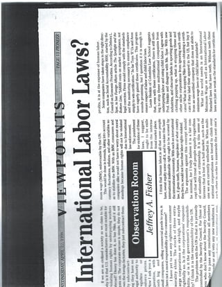 International Labor Laws? | PDF | Careers