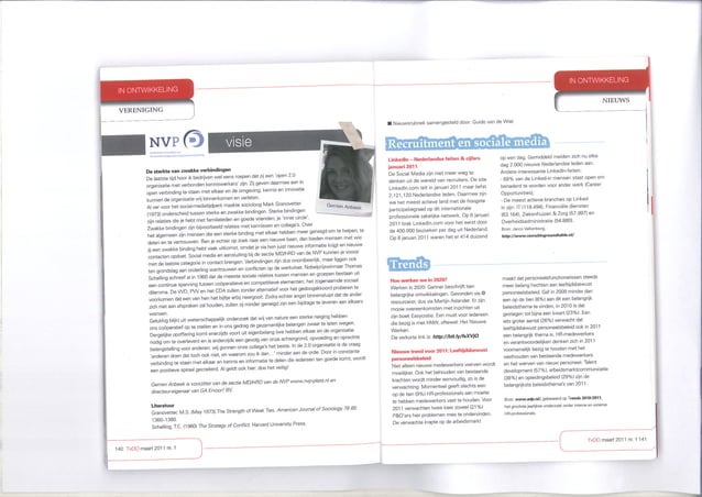 Column Gerrien Anbeek/NVP Visie | PDF