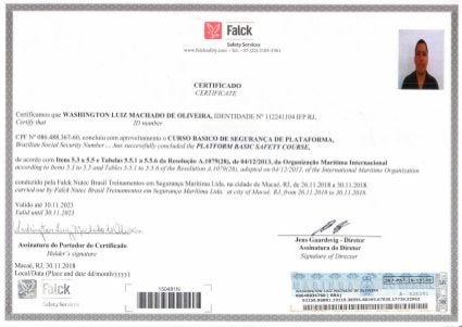 Certificado CBSP | PDF