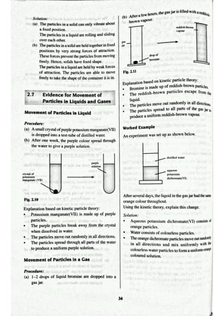 Full notes on kinetic particle theory | PDF