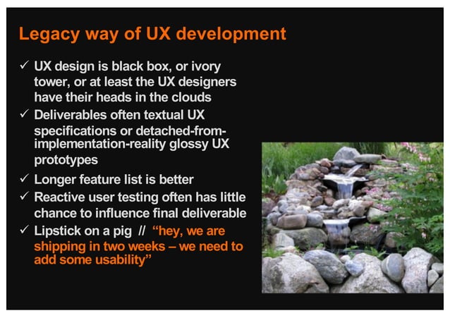 Bridging user experience design with agile product development | PDF | Web Development | Internet