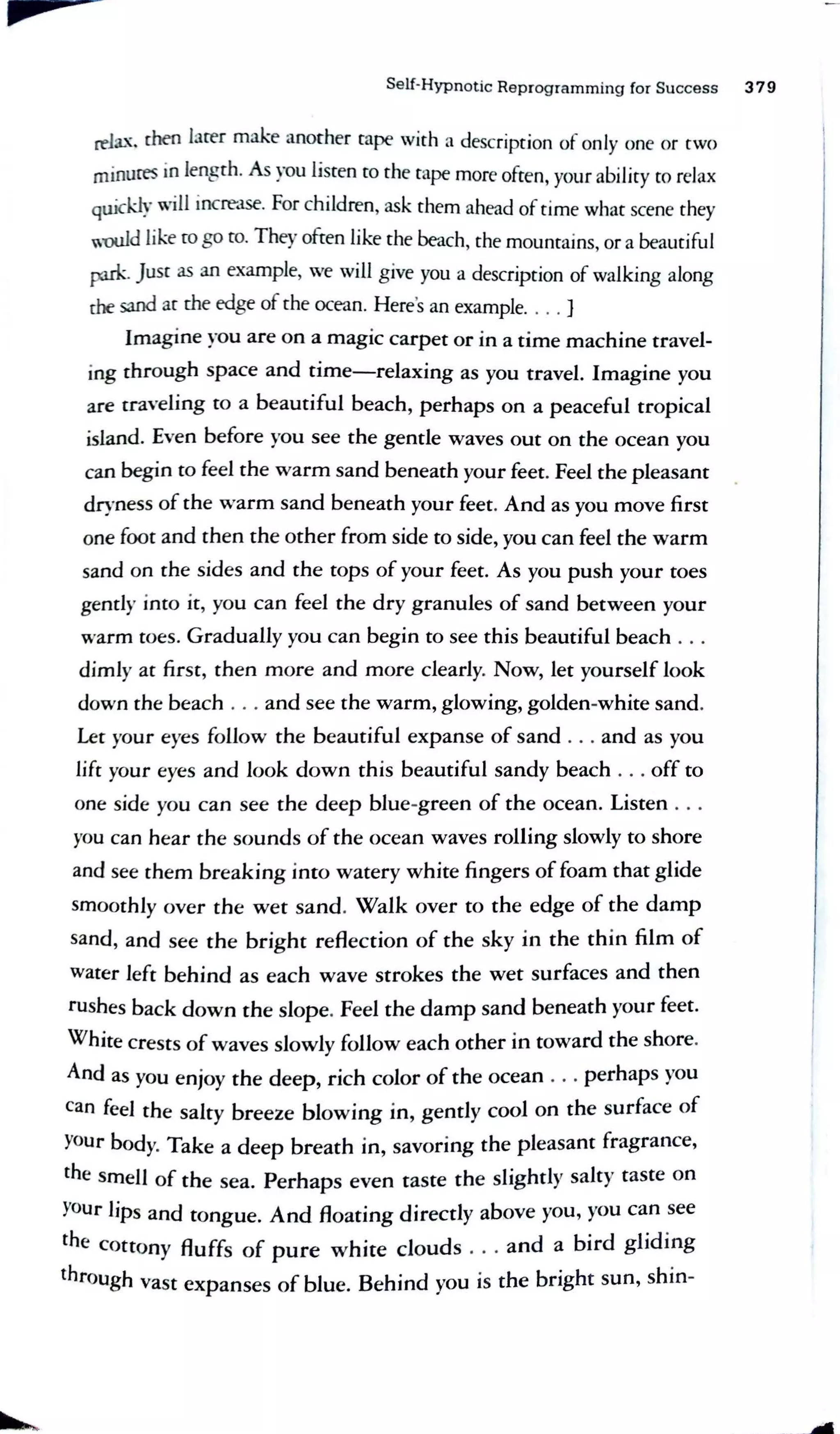 Self-hypnosis, Sample Script | PDF