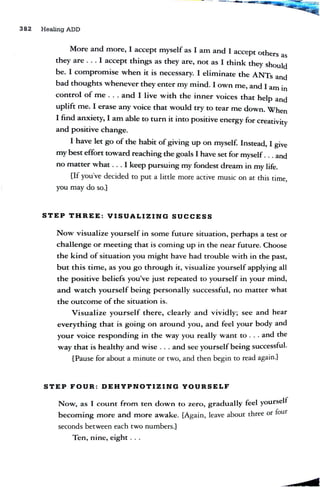 Self-hypnosis, Sample Script | PDF