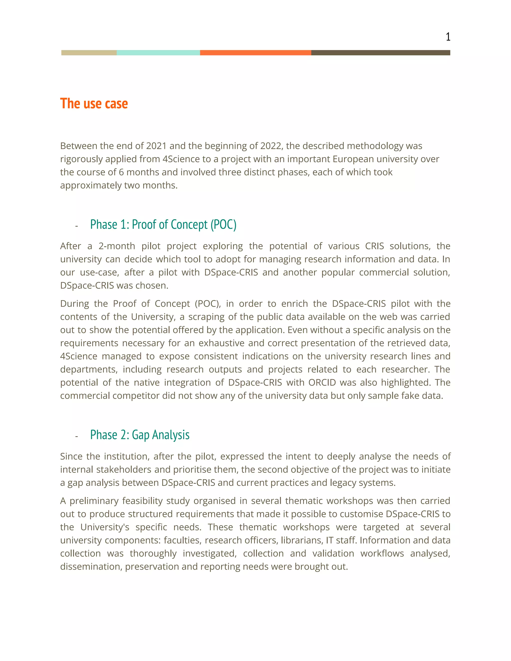 DSpace-CRIS design & Implementation | PDF
