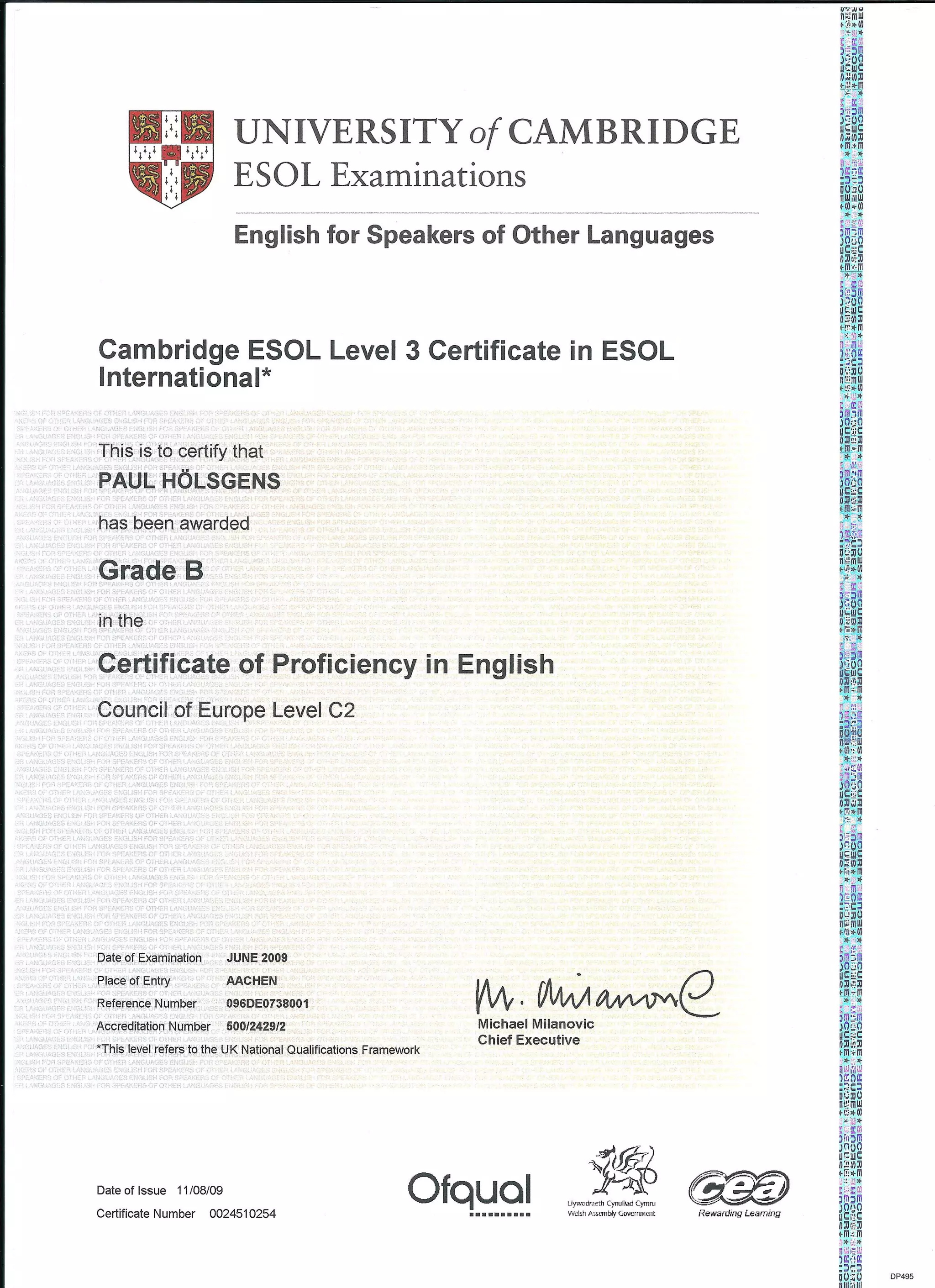 Cambridge Proficiency English | PDF