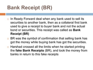 Satyam Computers Scam and Harshad Mehta Scam | PPT