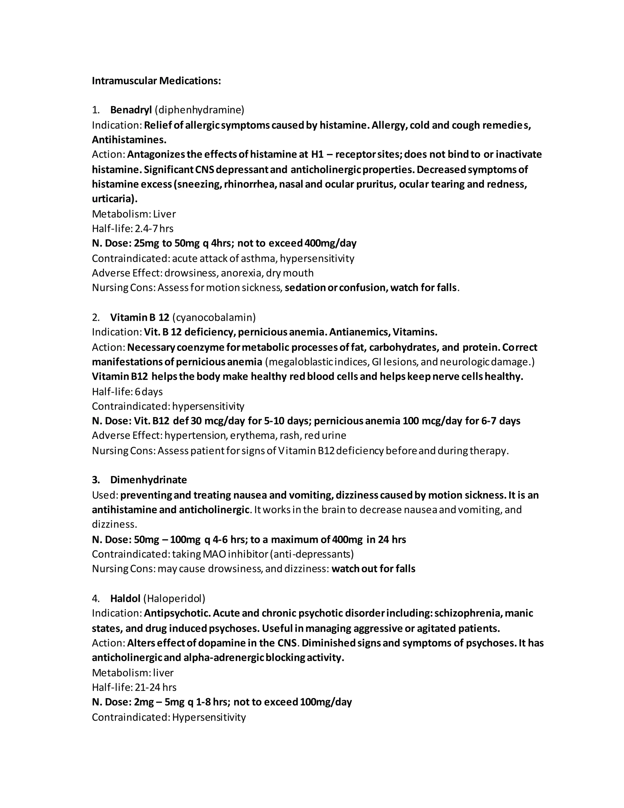 Sc and im injection skill checkout medication | DOCX