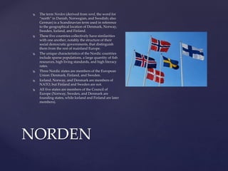SCANDINAVIA | PPTX