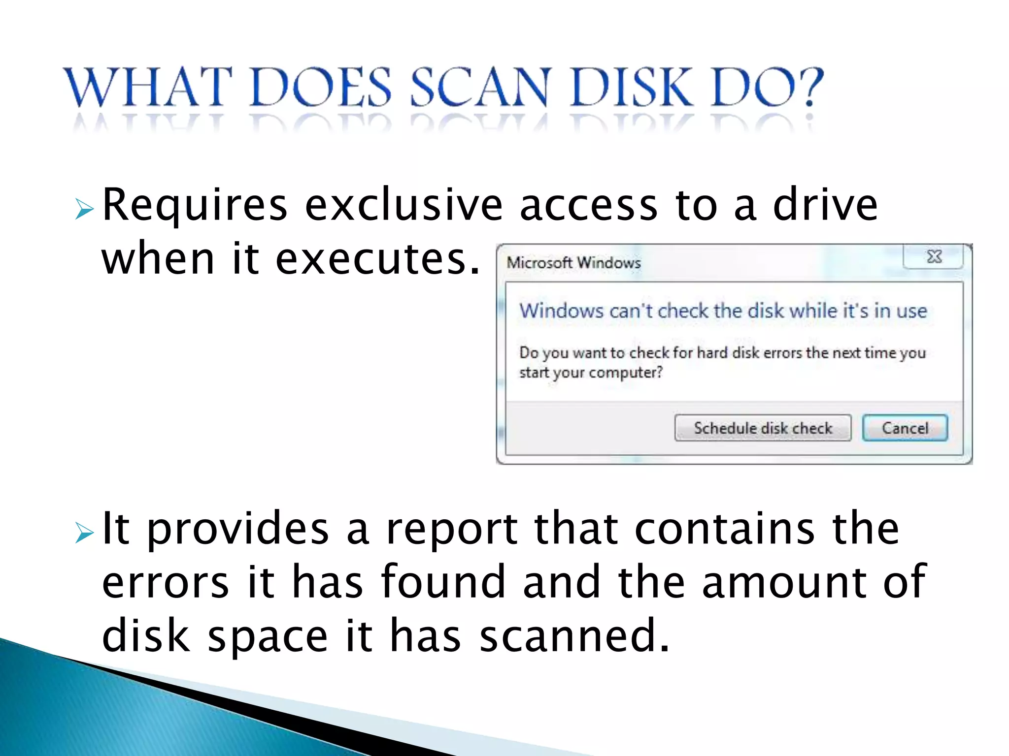 Scan disk | PPT